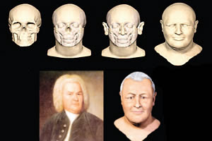 TIEMPO de CALIDAD...: Recreación digital de rostro de Bach
