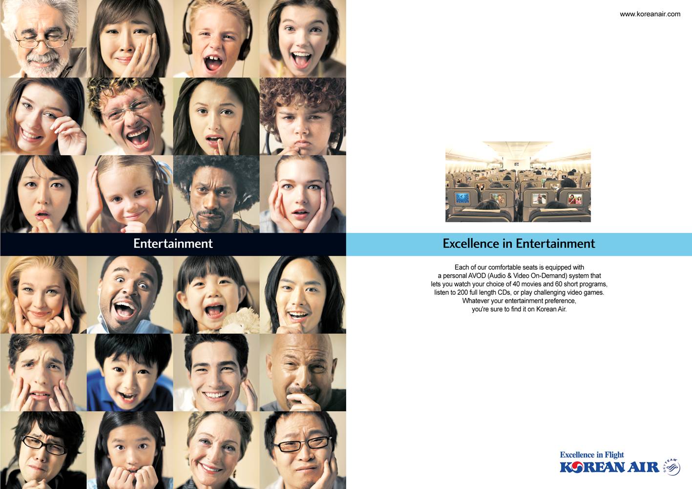 Passion+Attitude=Smile: Korean Air Ads