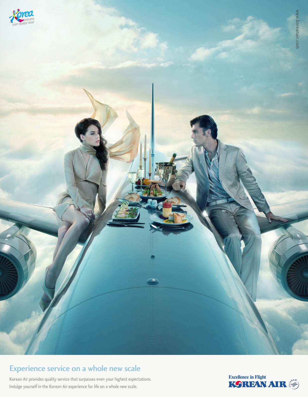 Passion+Attitude=Smile: Korean Air Ads