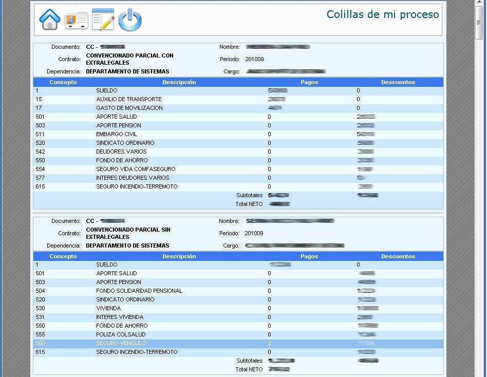 MÓDULO SIGHNO: Colillas de Pago