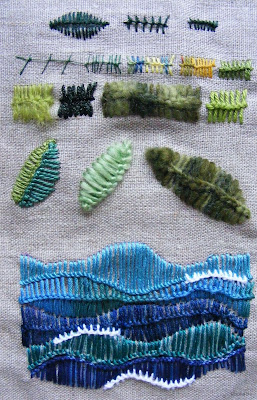 Textile Explorations: TAST2 - Knotted Loop Stitch