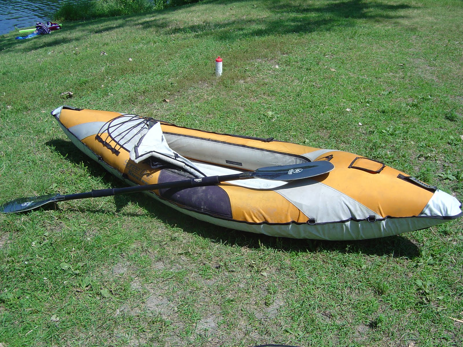 Commit to be Fit: Inflatable kayak = fun overglorified floatie
