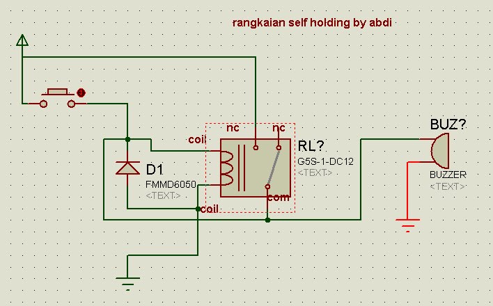 Self Holding Relay - Muhammad Abdi Tombang Notes