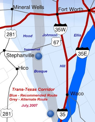 Barnett Shale Maps: Blum Texas, Hill County Area (from TX RRC)