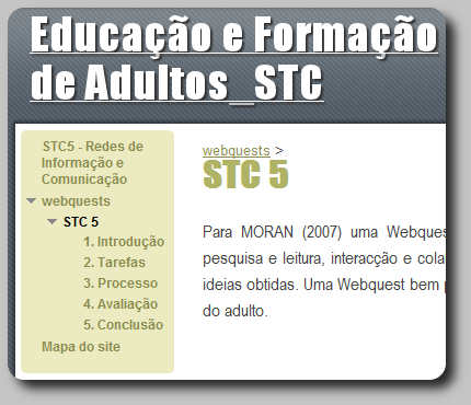 SOCIEDADE, TECNOLOGIA E CIÊNCIA: Webquest - STC5