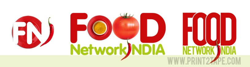 PRINT2TAPE: FOOD NETWORK LOGO