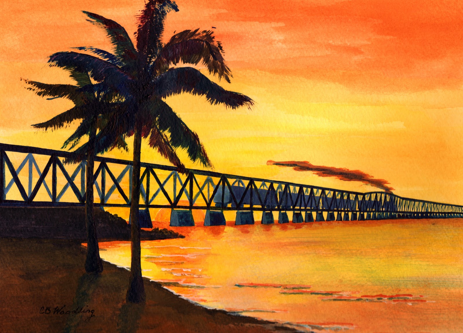 Paintings by CB Woodling: Florida Scenes