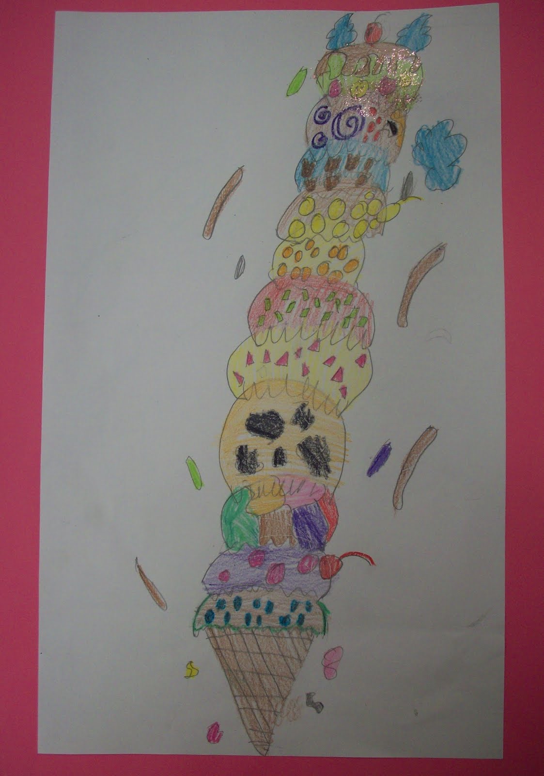 Mrs. Porter's Palette: Tallest Ice Cream Cones