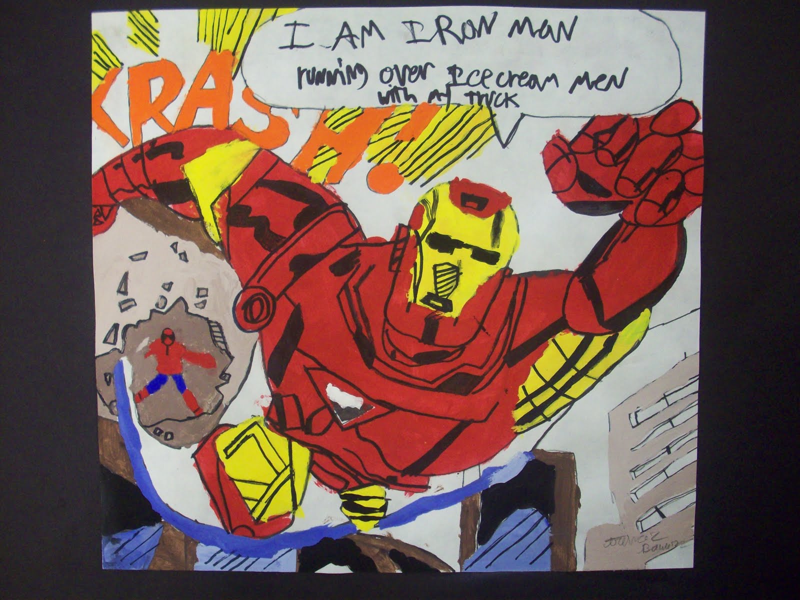 Mrs. Porter's Palette: 8th Grade Roy Lichtenstein Comics