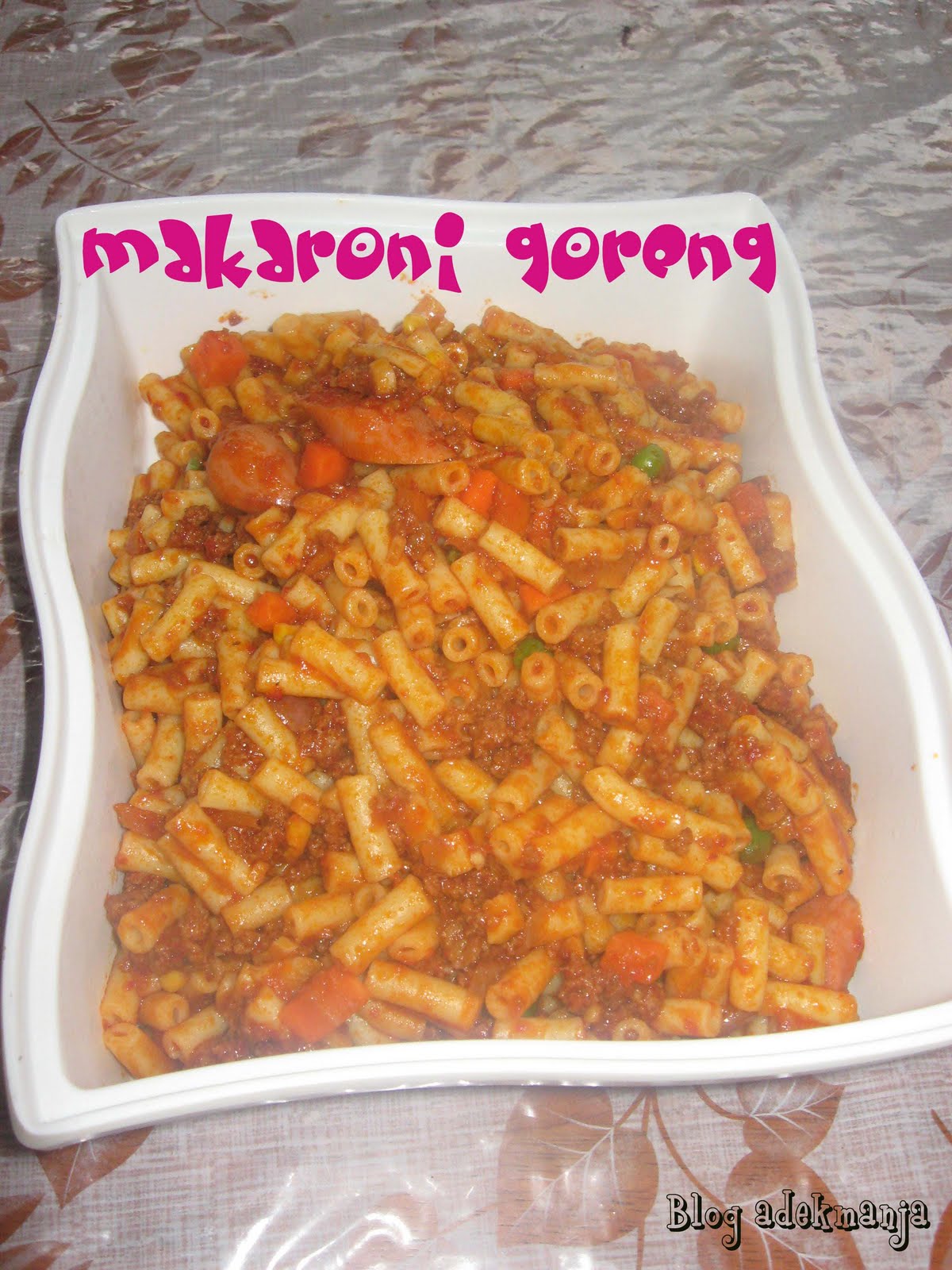 Corat Coret Acik Wawa : Makaroni Goreng Special