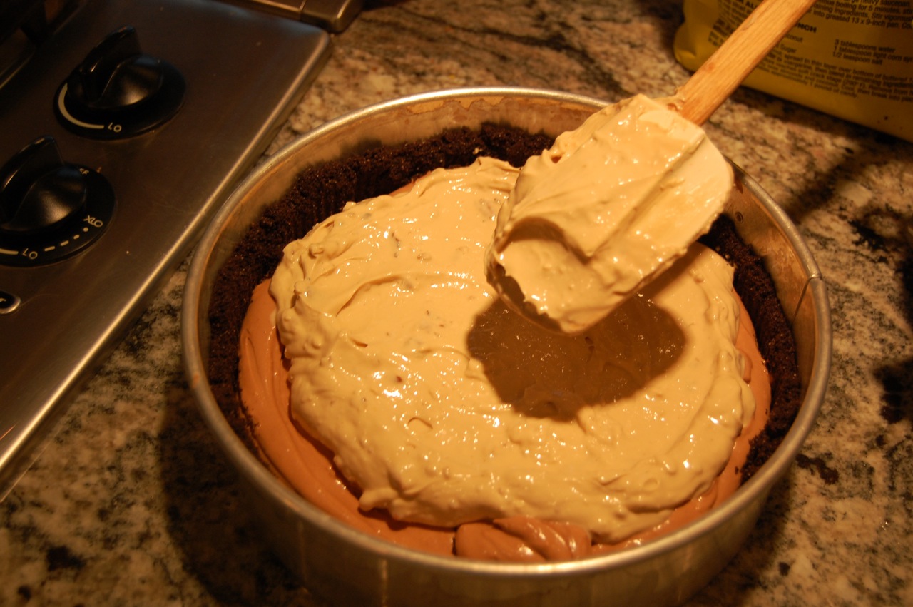 Chocolate Glazed Triple Layer Cheesecake - That Susan Williams