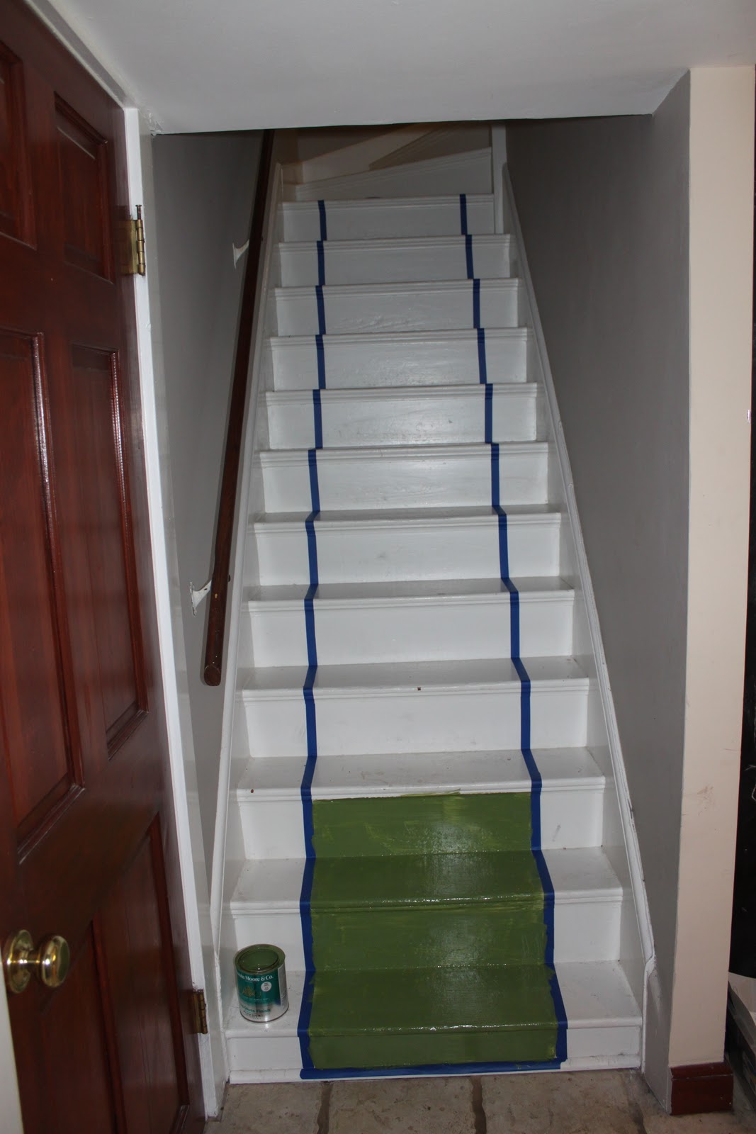 Living Livelier: Painted Stair Runner DIY