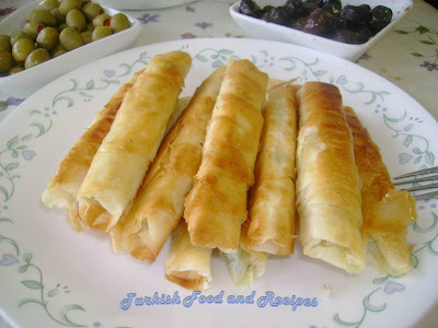Turkish Food & Recipes: Cigarette Borek (Sigara Boregi)