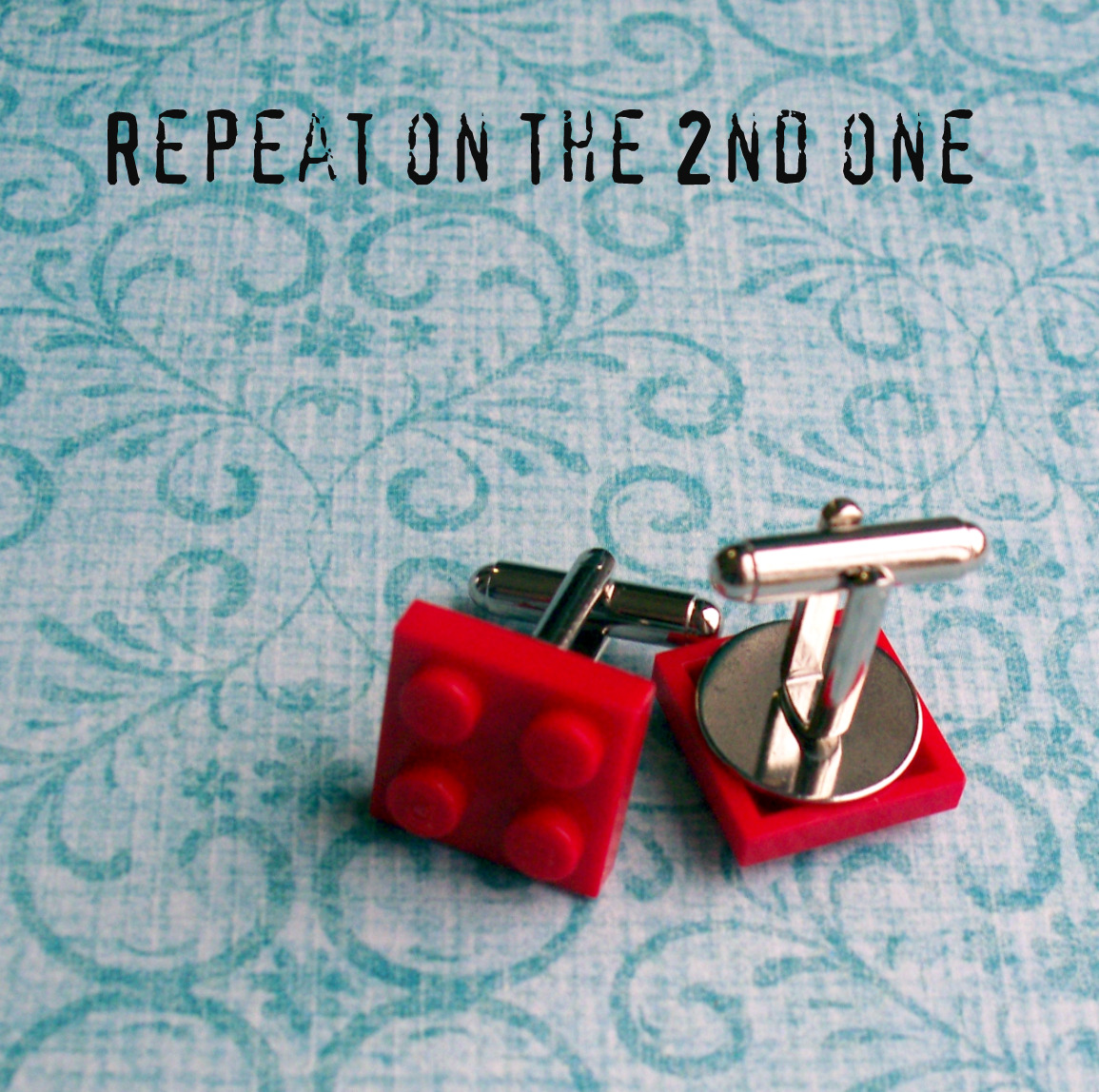 Poppy Chic Designs: Retro Lego Cufflink DIY