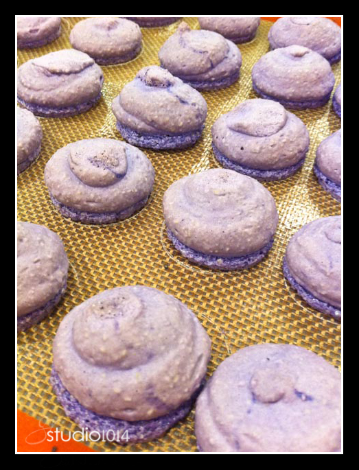 baking pictures: feet! feet! feet on French Macarons at Viking Class