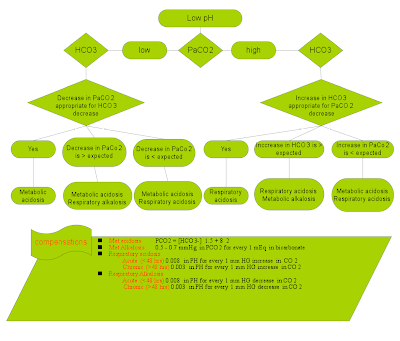 SMC-ASU-ED: Acidosis Flow Chart