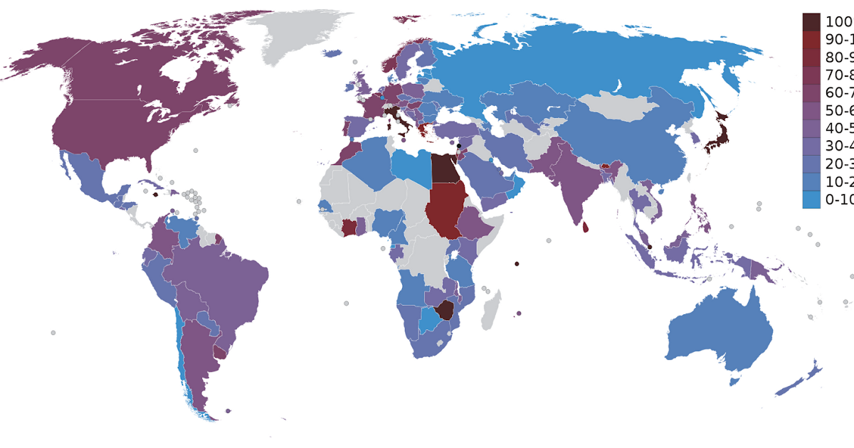 Gdp Map Of The World - United States Map