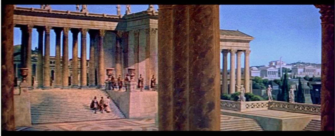 Matte Shot - a tribute to Golden Era special fx: The Epics - THE ROBE ...