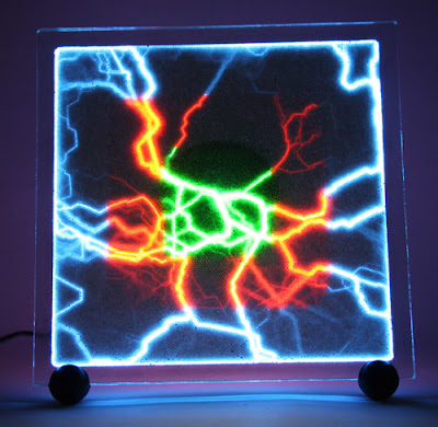 The Gadgets Blog: Luminglas Plasma Light 12” Square Panel Blue Color