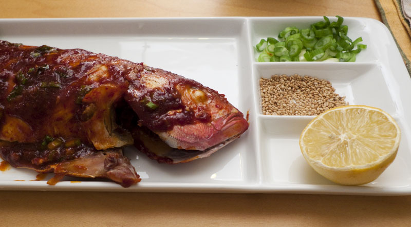 chouxettes: Spicy Red Snapper