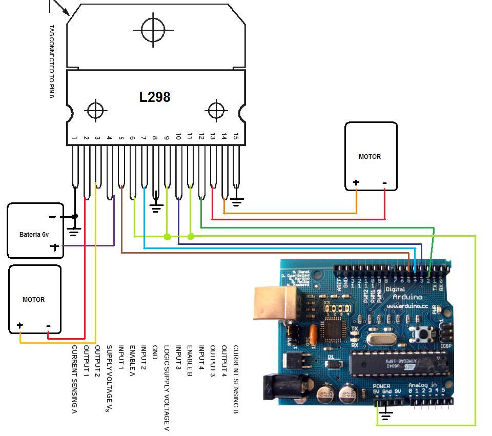 Projectos Arduino: Arduino - Como controlar 2 Motores DC