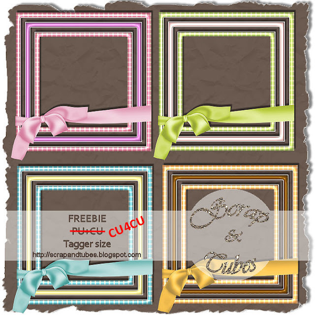 Freebie - Girly Frames Style (CU4CU) | Scrap and Tubes Designs