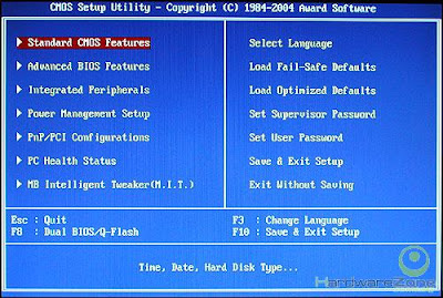 Dynamize: STEP 10: CONFIGURING THE BIOS