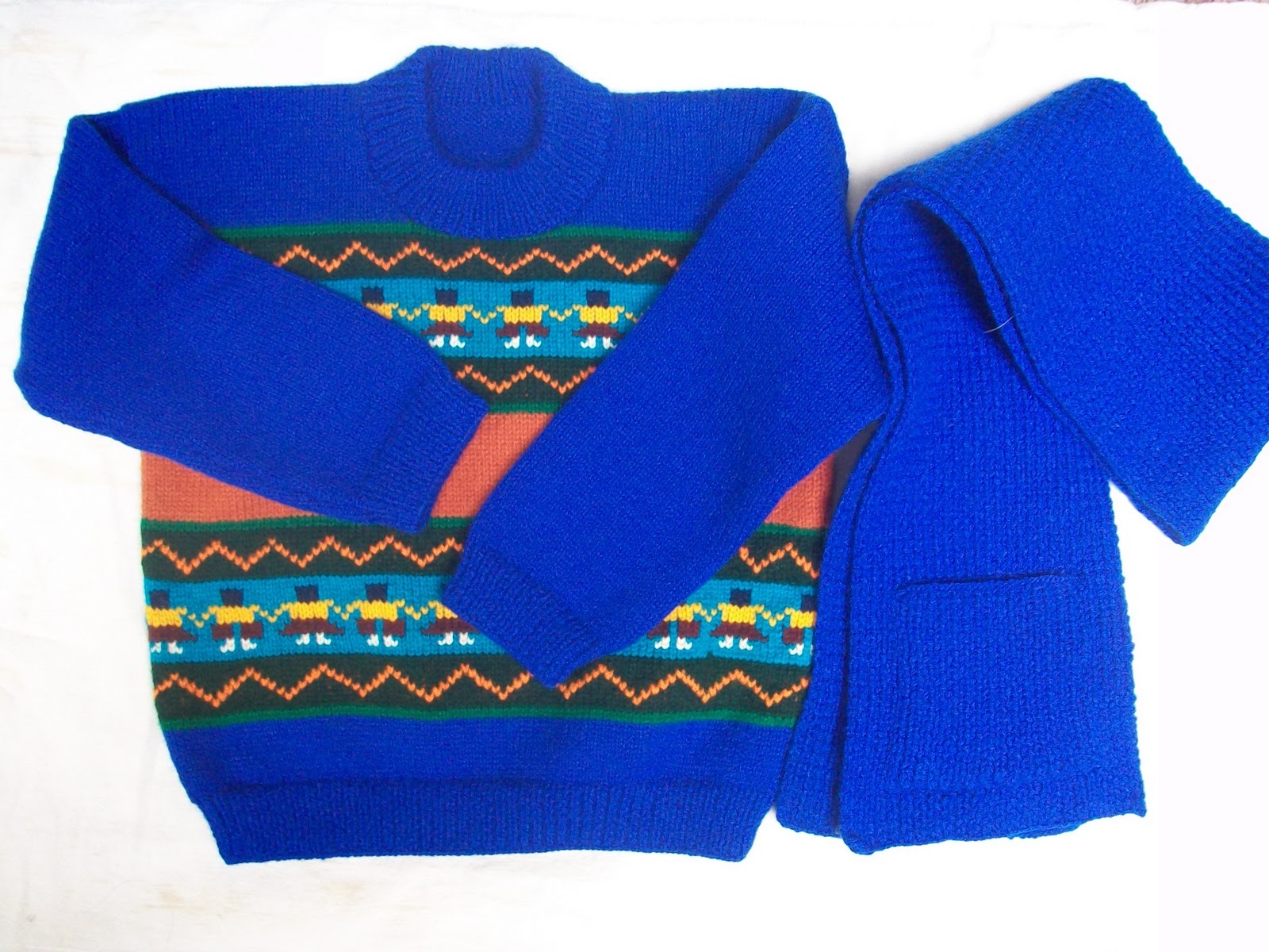 Chompas tejidas de hilo para niño - Imagui