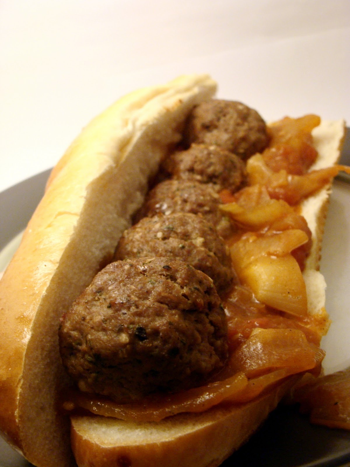 Cantstopbaking: Sweet and Spicy Philly Meatball Subs