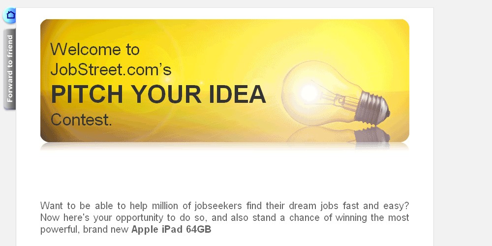 I-Love-Contests: JobStreet.com : Pitch Your Idea Contest - Win brand ...