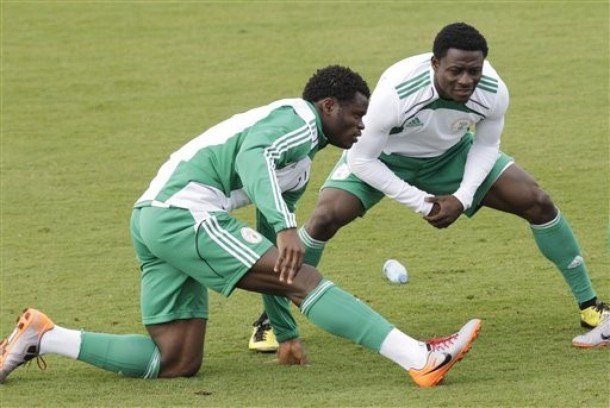 Pics of the Nigerian soccer team as they practice and prepare for their ...