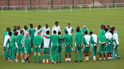 Pics of the Nigerian soccer team as they practice and prepare for their ...