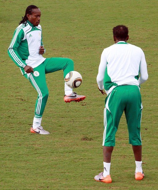 Pics of the Nigerian soccer team as they practice and prepare for their ...