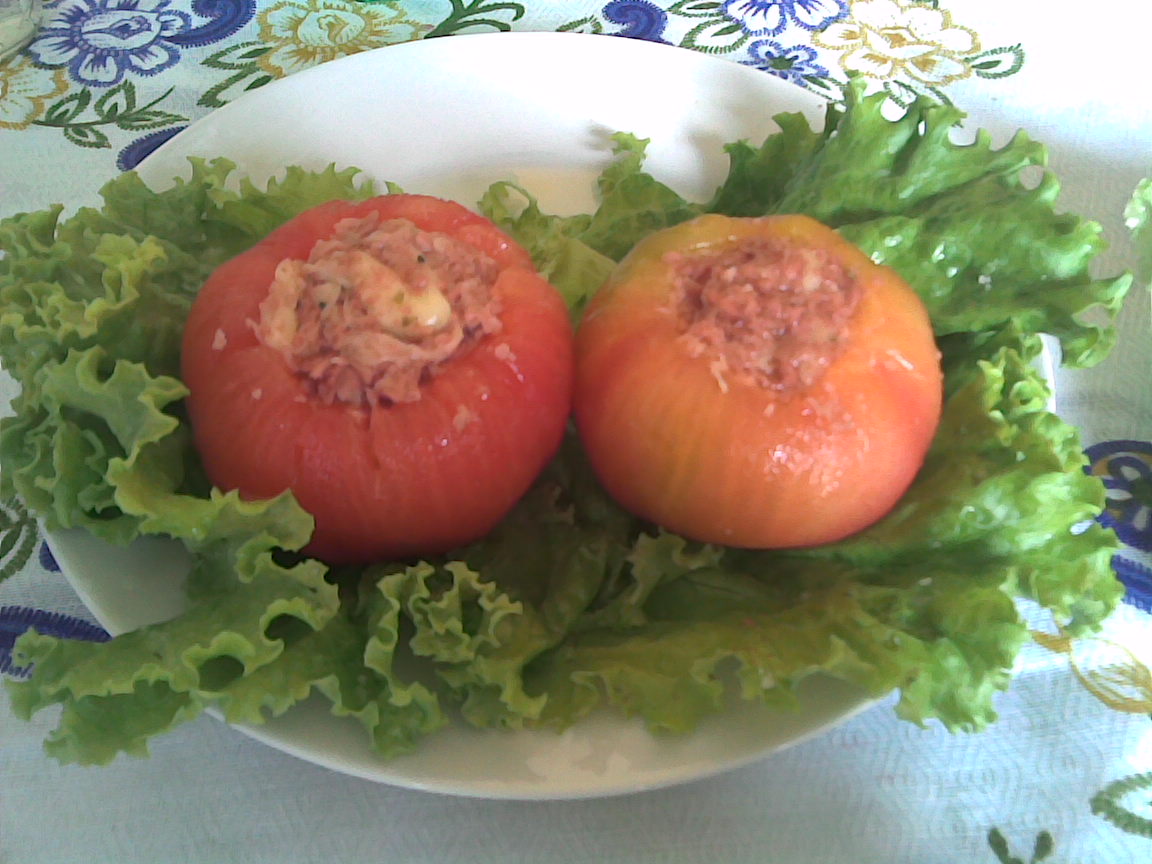Cozinha Criativa: Tomates recheados