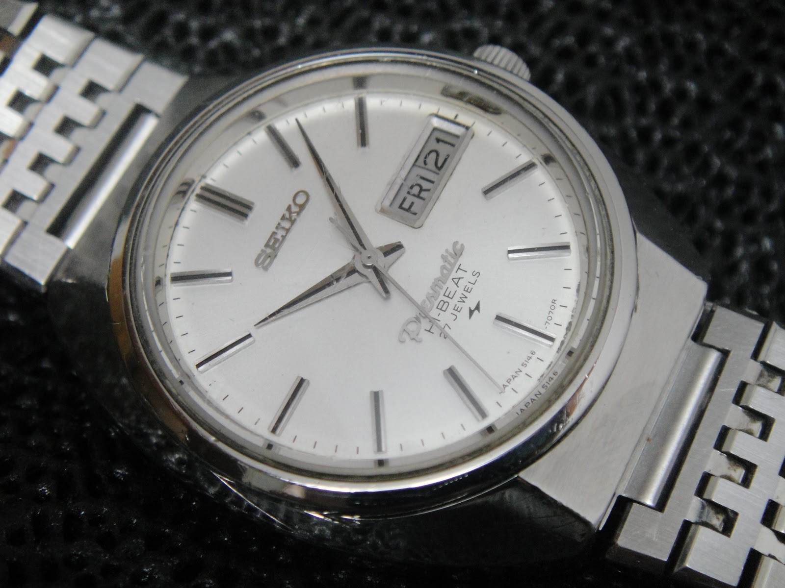 Antique Watch Bar: SEIKO PRESMATIC HI-BEAT 5146-7040 SP06 (SOLD)