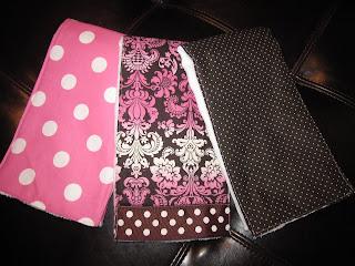 Stinky Britches Diaper Cakes: Pink & Brown Monkey