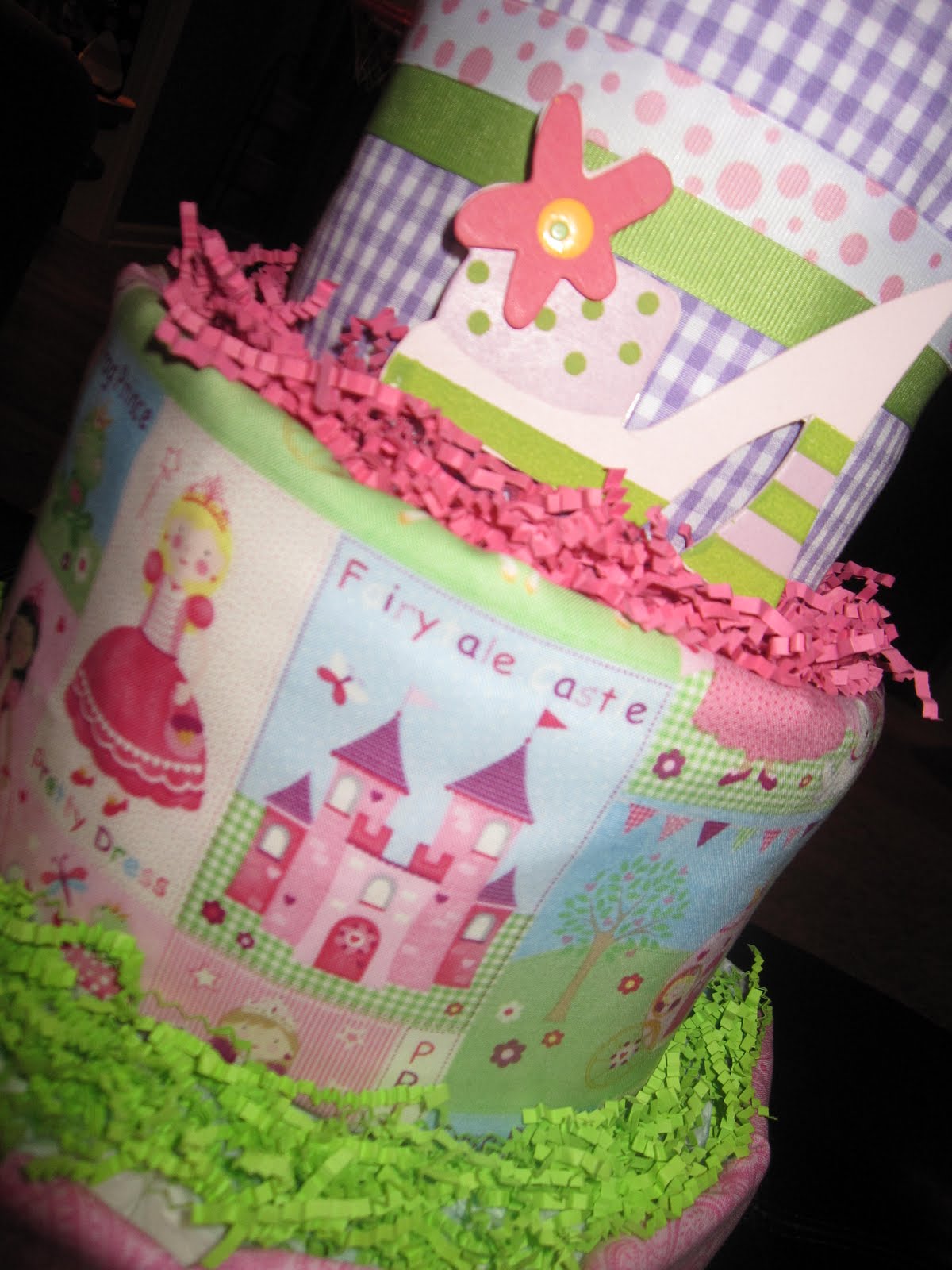 Stinky Britches Diaper Cakes: The Prissy Princess Cake