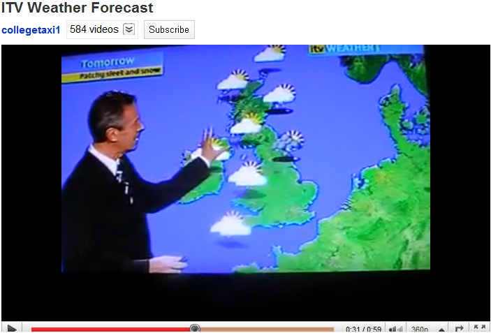 A2 Media Studies: Weather Report
