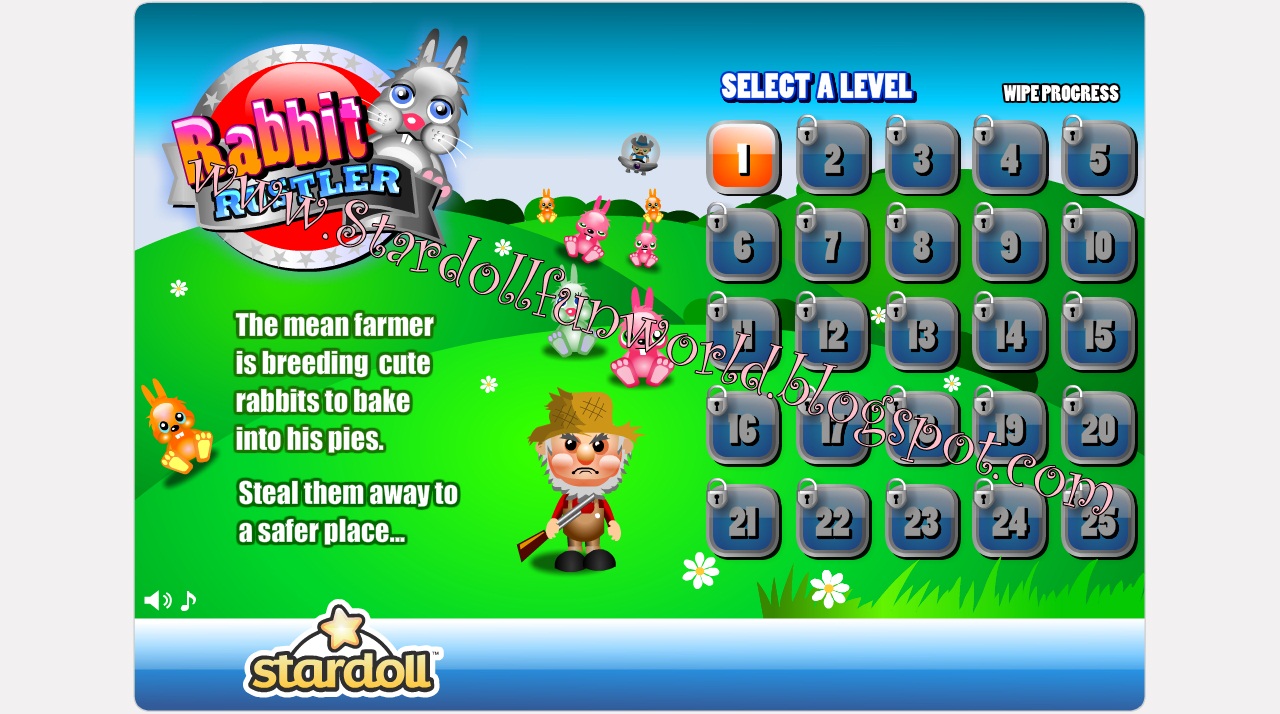 Nuovo gioco : Rabbit Rustler ~ ☆ Stardoll Funworld