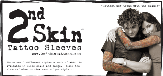 body panting celebrity: second skin tattoo