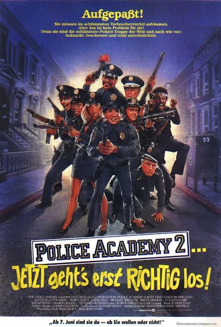 80s Movie Posters - Filmplakate der 80er: Police Academy 2 (1985)
