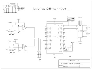 Electrical and Electronics: basic line follower robot..