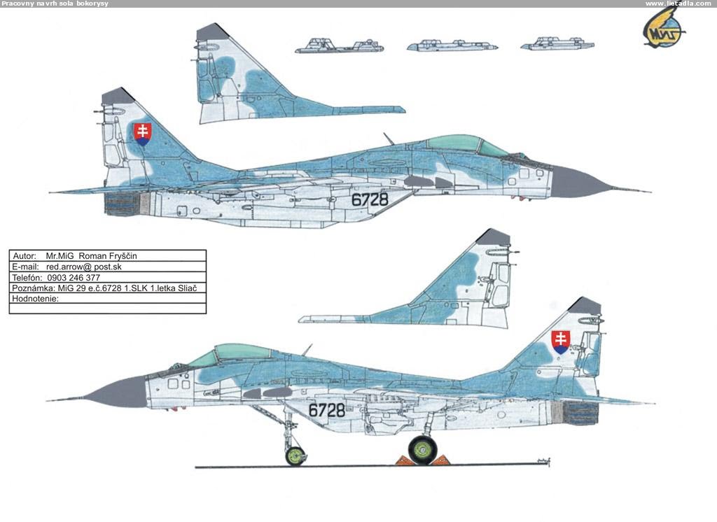 Novinky ve vojenství a další technice.: MIG 29