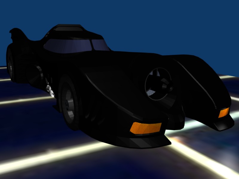 Evans Papercraft Blog: 1989 Batmobile!! WIP