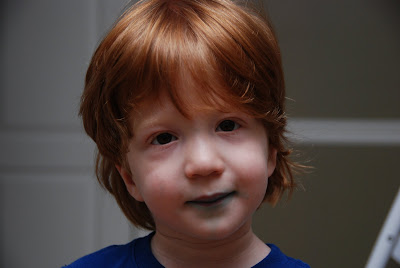 Stay at Home Dad of Triplets: Is it bad when a Toddler's lips turn blue?