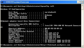 Teknik Informatika: Pengertian dan Perintah dalam Command Prompt