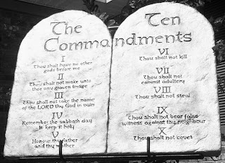 Bucolic Social Leper: The "Real" Ten Commandments