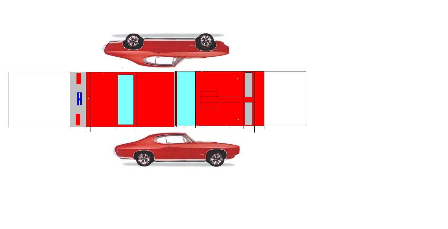 mikes paper models: muscle cars