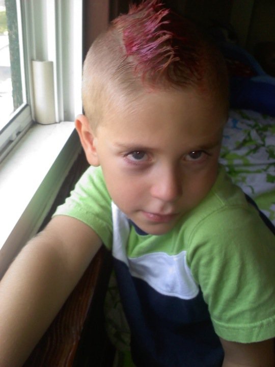 Red Hair Emo Boy | Short Emo hairstyle