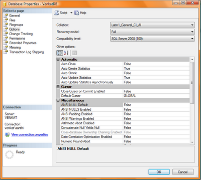 Compatibility Level in SQL Server 2008